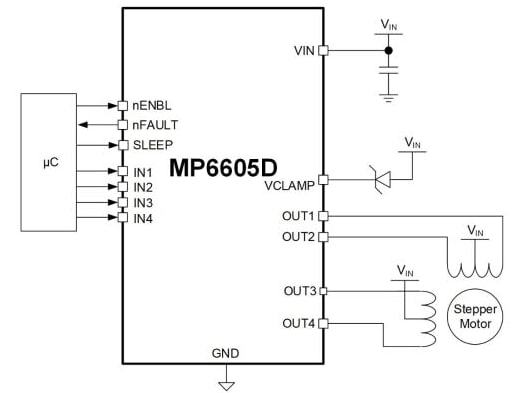 MP6605D Low-Side MOSFET Driver ICs - MPS | Mouser